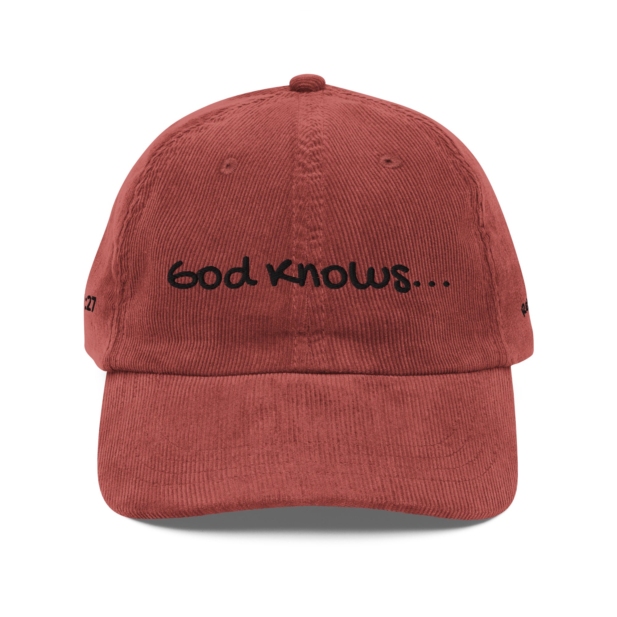 God Knows...Revelation - Vintage corduroy cap – God Knows Clothing Company